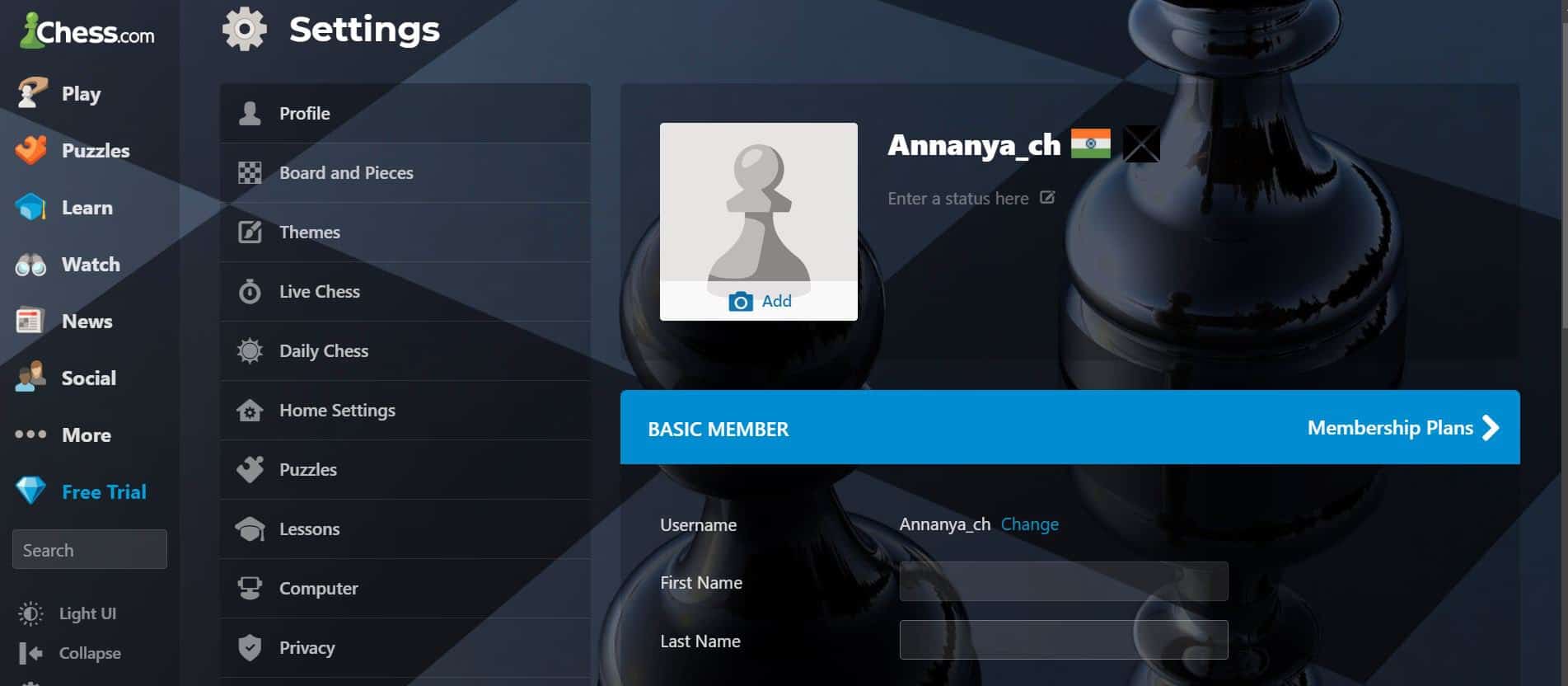 How To Change Your Username on Chess.com?